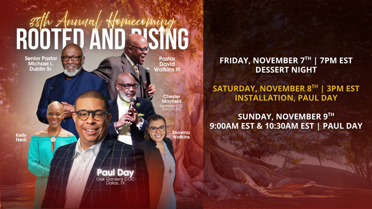 38th Annual Homecoming: Rooted and Rising - Welcome